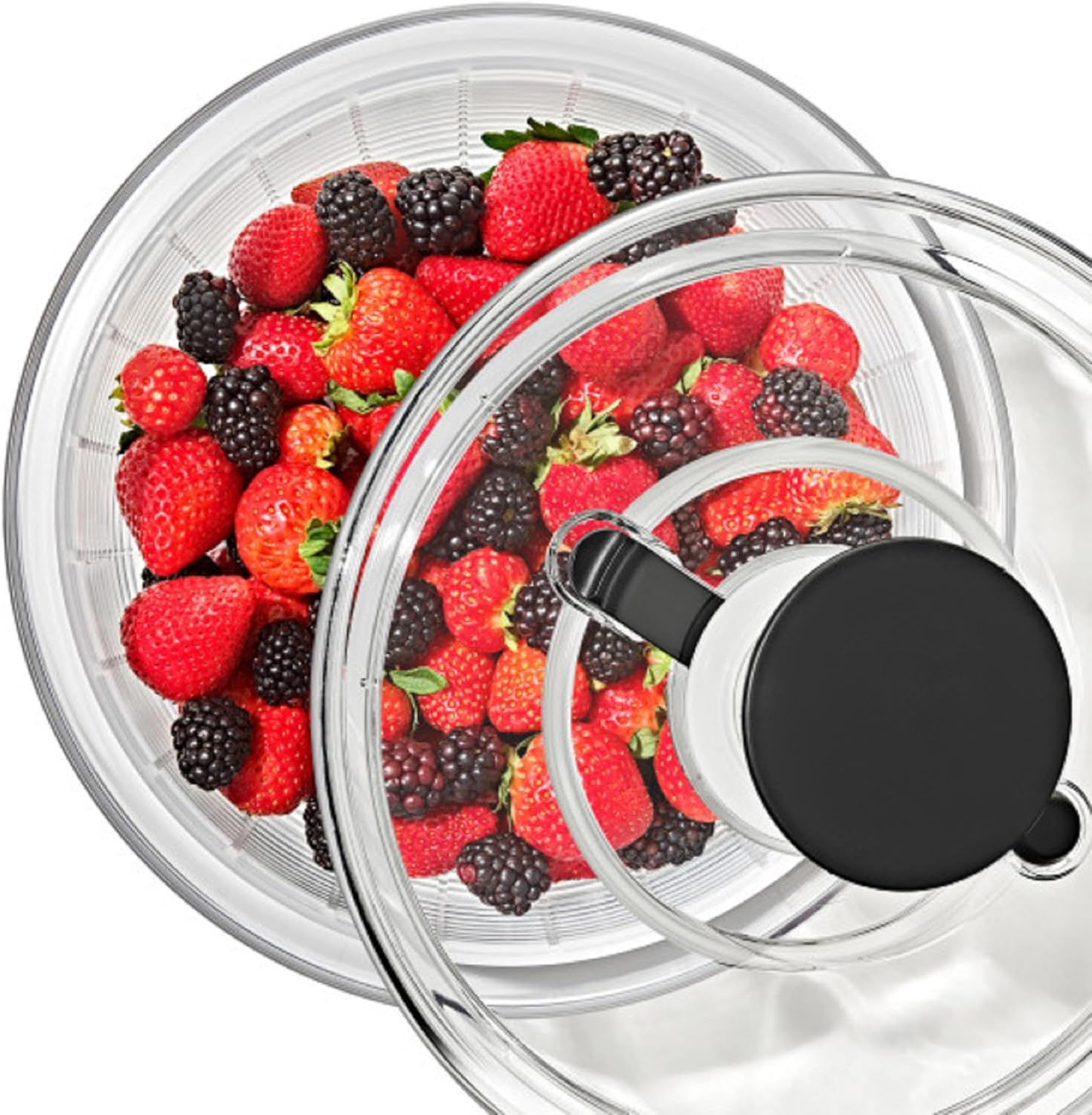 Salad Vegetable Dryer Lettuce Cleaner and Dryer for Onion Berries ...